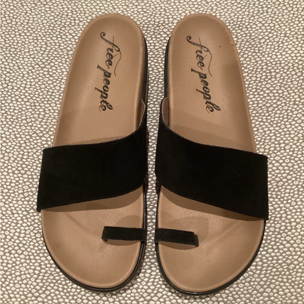 Free People Azure Footbed Sandals - Gem